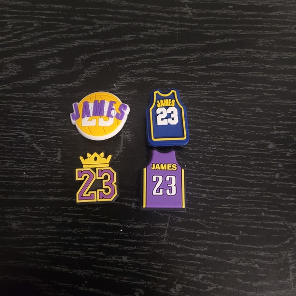 Jibbitz | Accessories | Lebron James Jibbitz Charms For Crocs | Poshmark